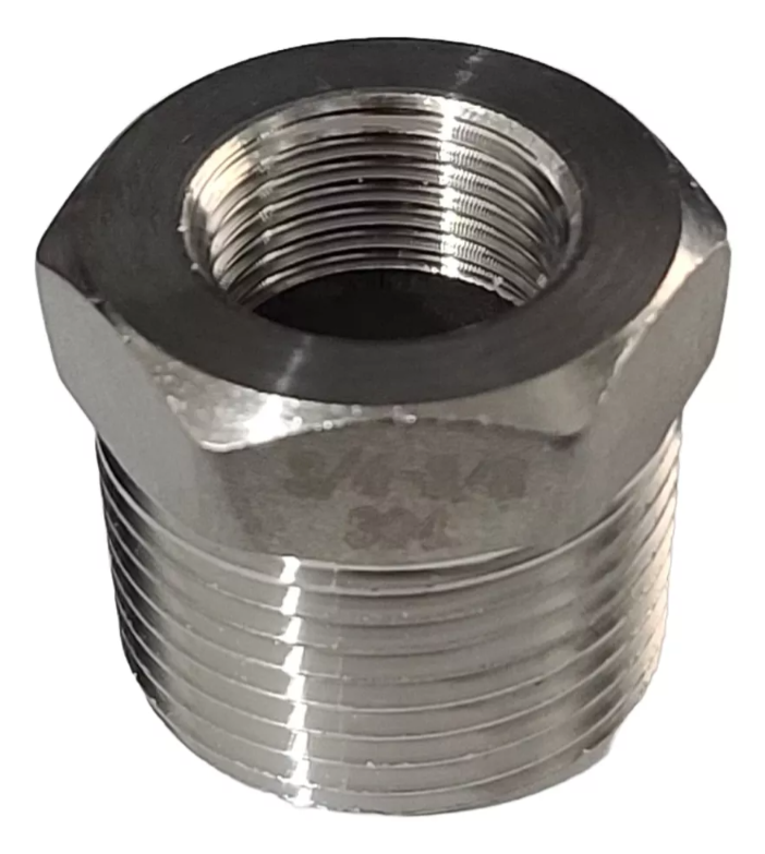 Reducción Bushing 3/4 A 3/8 Acero Inoxidable – SDR Comercializadora